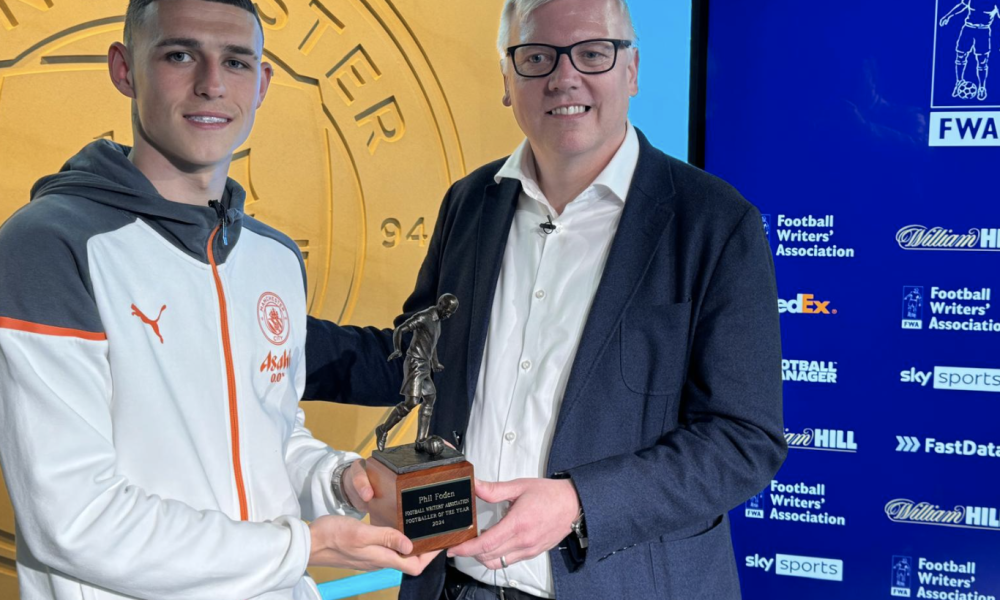 More to come, says Footballer of the Year Phil Foden – Football Writers ...